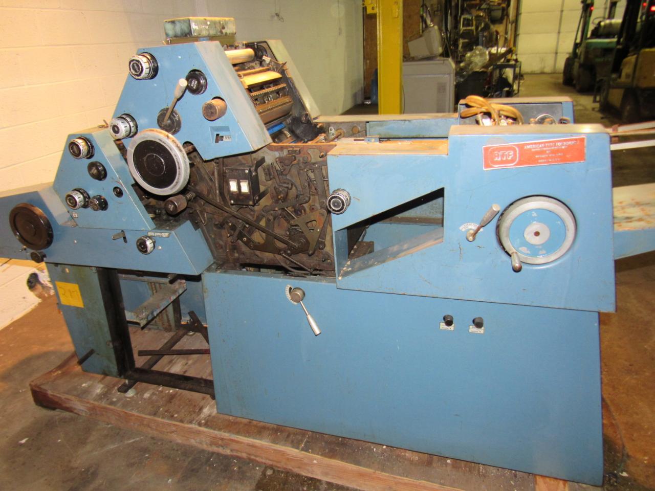 Lot #89: Chief 217 Two Color Offset Press #1 - WireBids